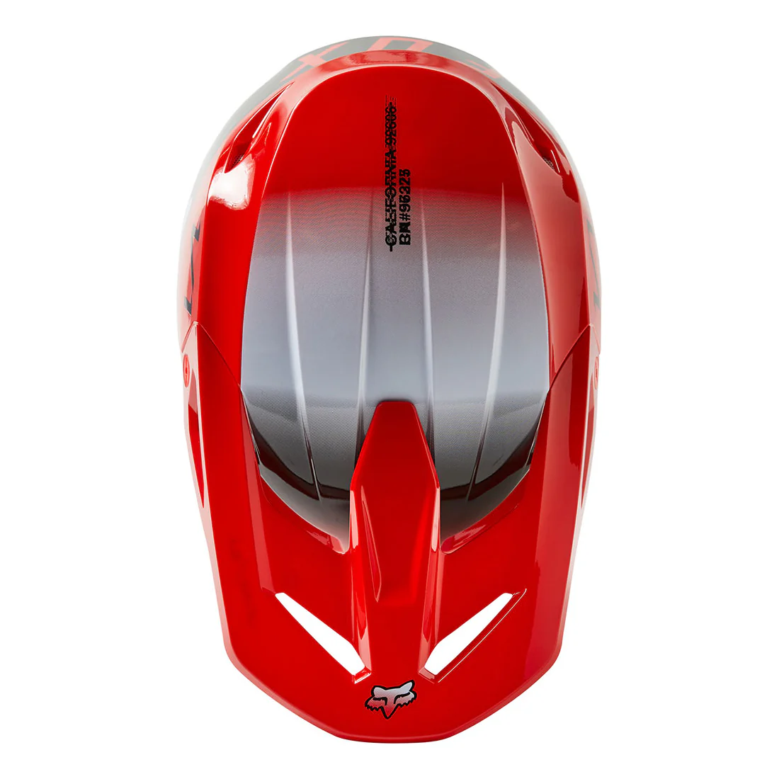 FOX YOUTH V1 TOKSYK HELMET – FLO RED – L - RIDE Motorsport