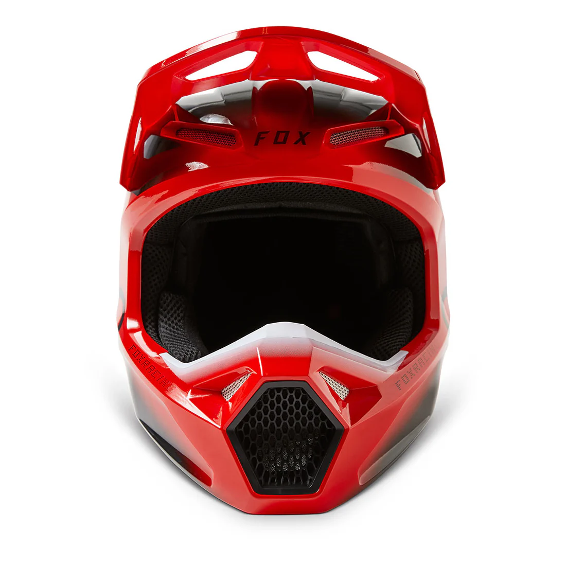 FOX YOUTH V1 TOKSYK HELMET – FLO RED – L - RIDE Motorsport