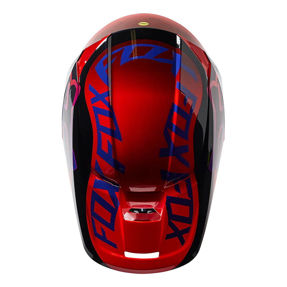 FOX V1 VENZ HELMET YOUTH – FLO RED - RIDE Motorsport
